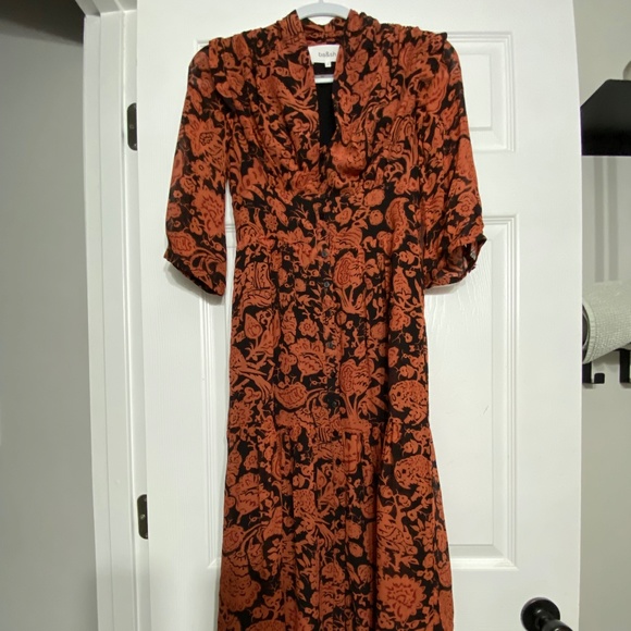 ba&sh | Dresses | Bash Robe Aline Dress In Brique Size | Poshmark